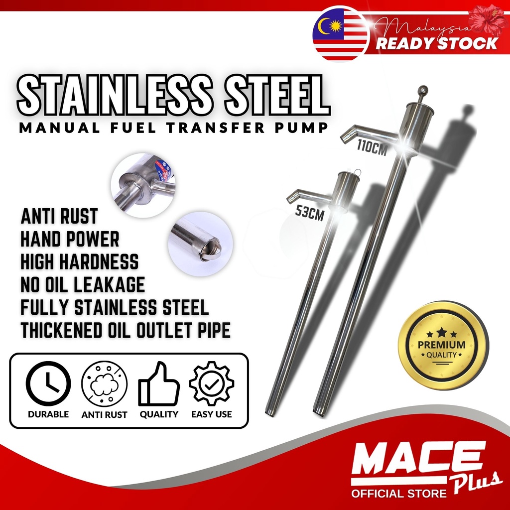 Anti Rust Stainless Steel Manual Fuel Transfer Pump Power Hand Pump High Pressure Fuel Transfer ...