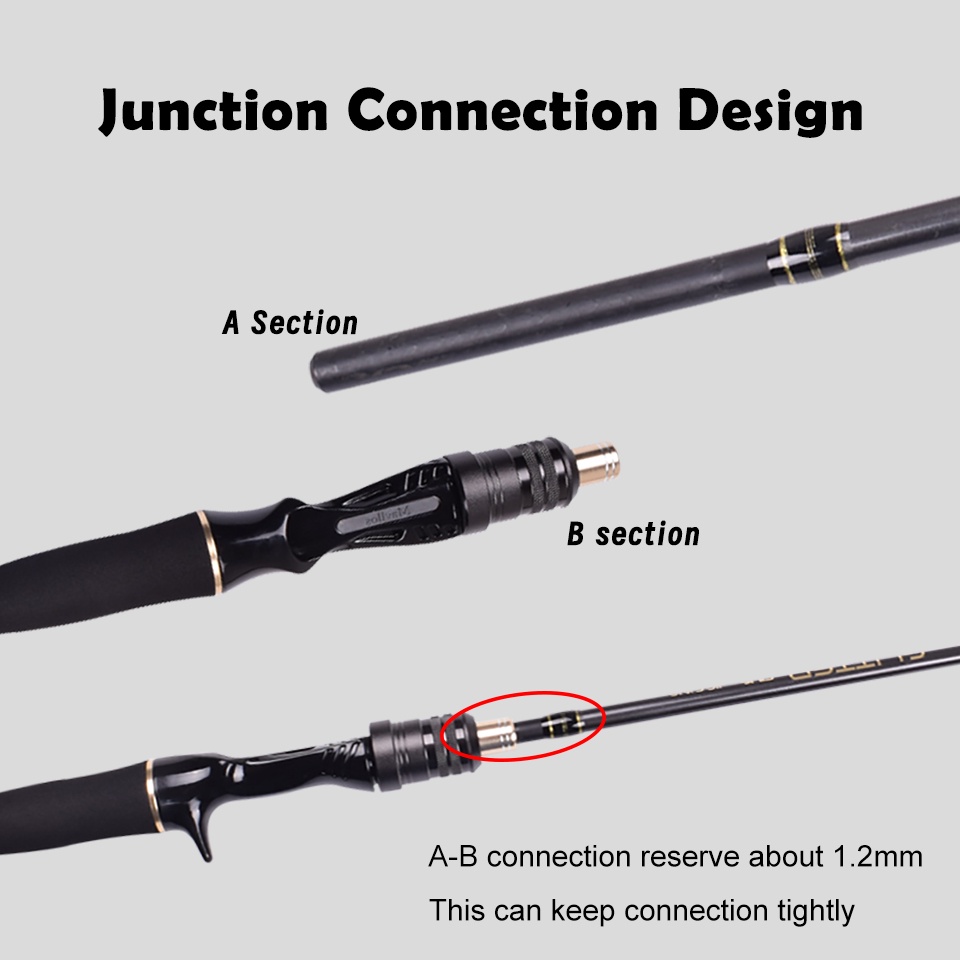 Mavllos GLITTER Cuttlefish Fishing Jigging Rod with Solid Tip,Lure ...