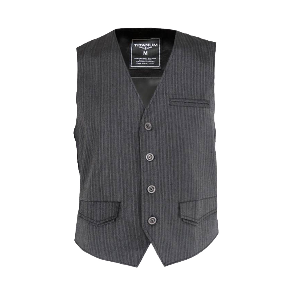 TITANUM Big and Tall Men's Combinations Stripes Vest Coat TIM7004 Plus ...