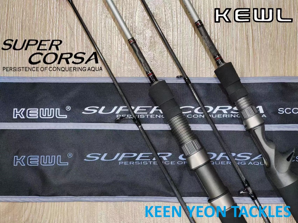 KEWL SUPER CORSA FISHING ROD ( SPINNING/ BAITCASTING) | Shopee Malaysia