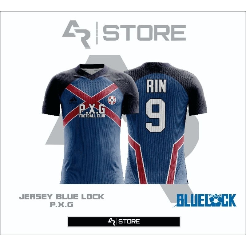 Jersey Anime Blue Lock - P.X.G (Paris X Gen) RIN Free/Can Custom ...