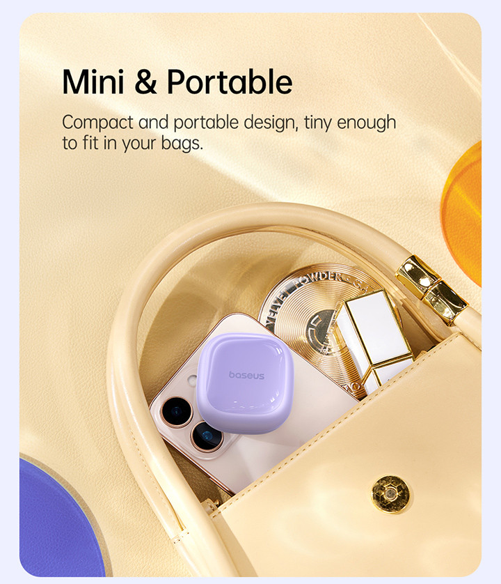 Baseus BD1 TWS True Wireless Super Bass P55 Splash-Resistant Earbuds ...