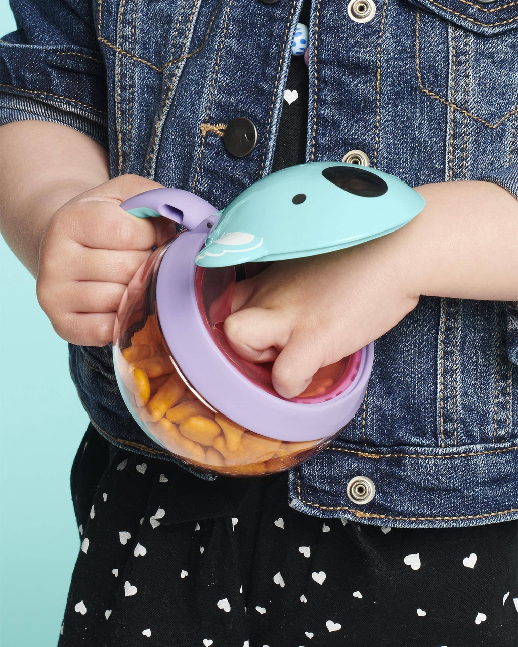 Skip Hop Zoo Snack Cup Baby Food Container For Outing On the go Snack ...