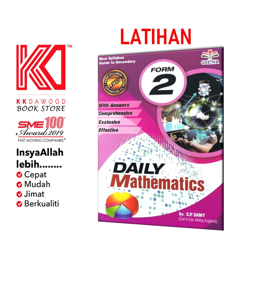 [KKD] Geetha: Daily Mathematics Form 2 | Shopee Malaysia