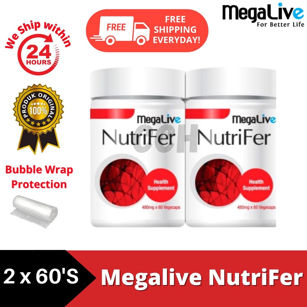 MegaLive Nutrifer (60's/2x60's) | Shopee Malaysia