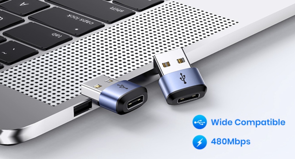 [Value Choice] TOPK AT13 USB C to USB Male Adapter USB Female (Type-C ...