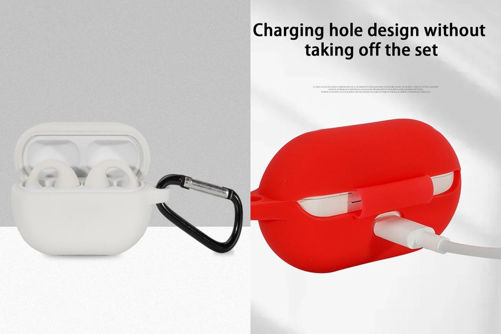 [calcutta] Shock Absorption Earphone Protective Case Wireless Earphone ...