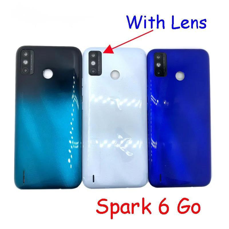 Back Battery Cover For Tecno Spark 6 Go KE5j KE5k KE5 Back Battery ...