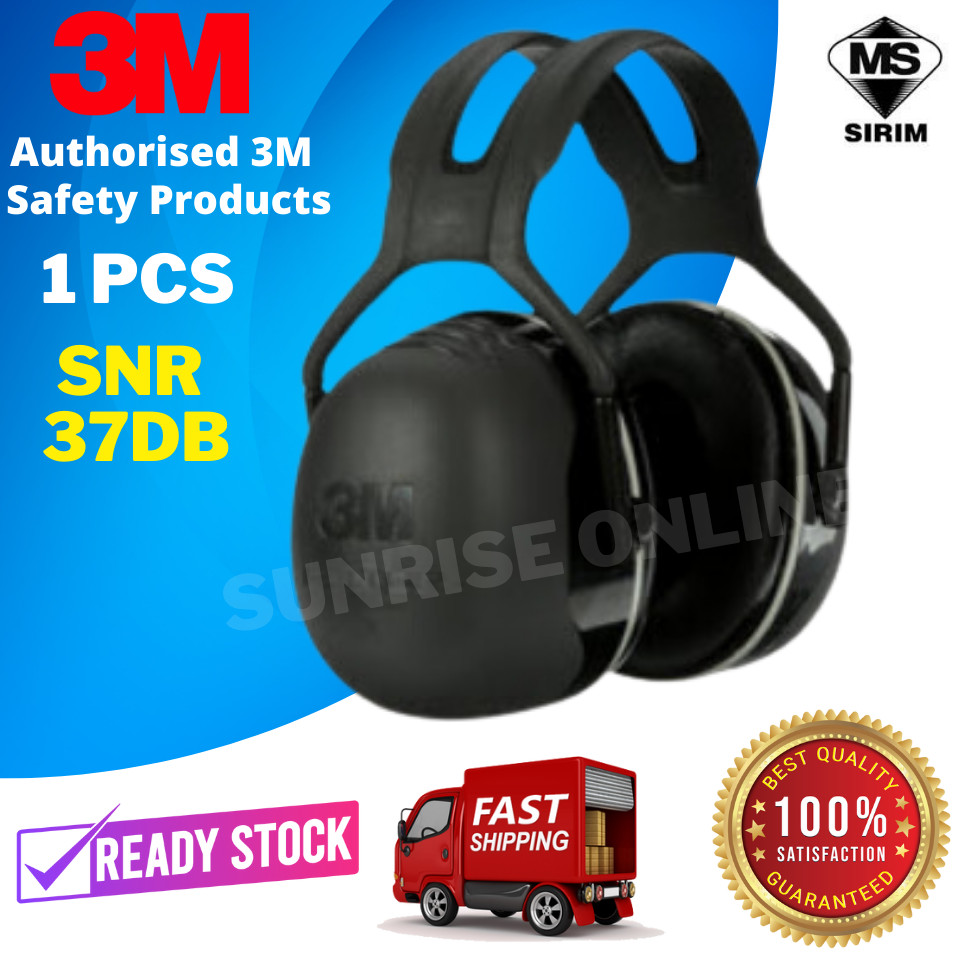 [ORIGINAL] 3M EARMUFF PELTOR X5A OVER THE HEAD DUAL CUP (1 SET) Ear ...