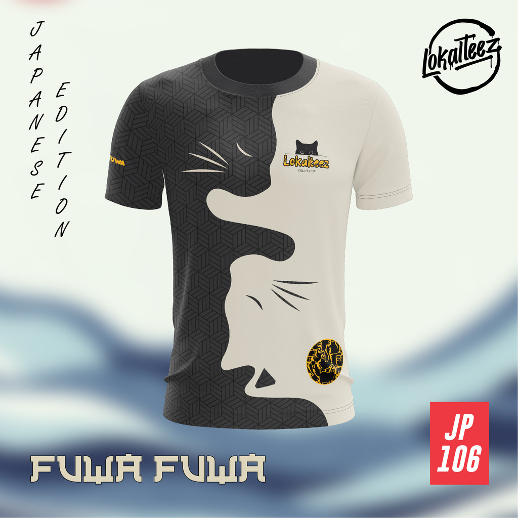 LOKALTEEZ JP108 Japanese KAWAII Edition FUWA FUWA MICROFIBER EYELET JERSEY | Shopee Malaysia