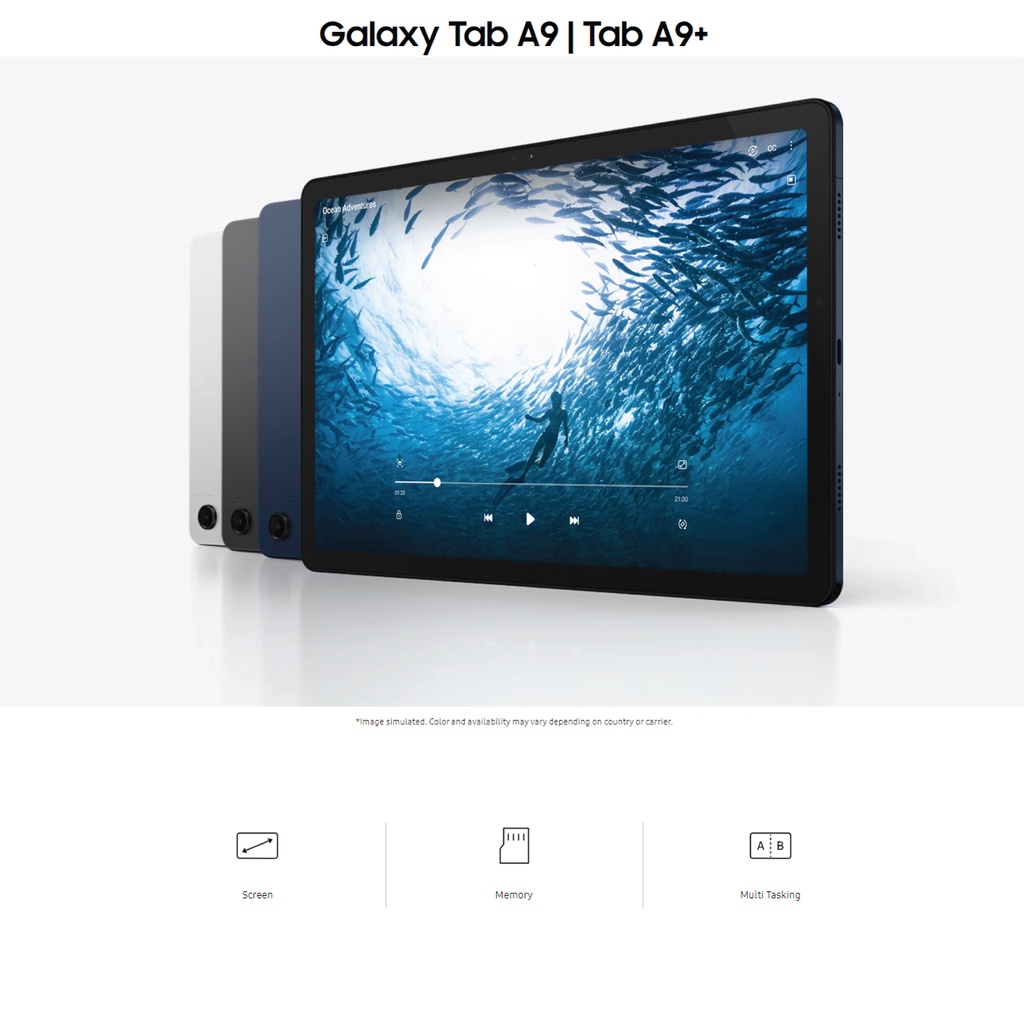 Samsung Galaxy Tab A9 LTE, Android Tablet, 8.7" Display, 4GB RAM 64GB ...