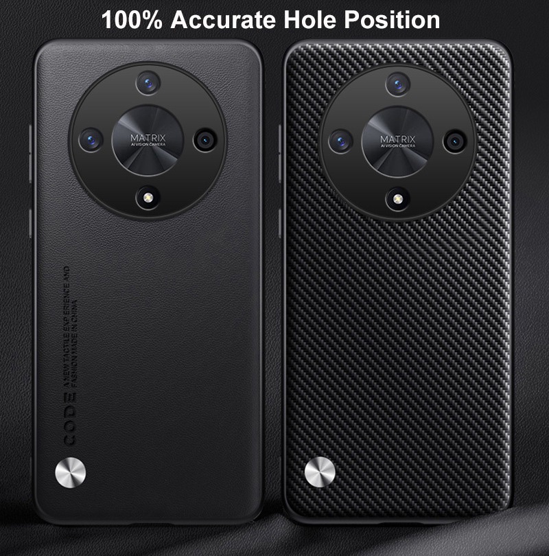 For Honor X9b X9a X9 5G Fashion Leather Texture Back Cover Soft TPU ...