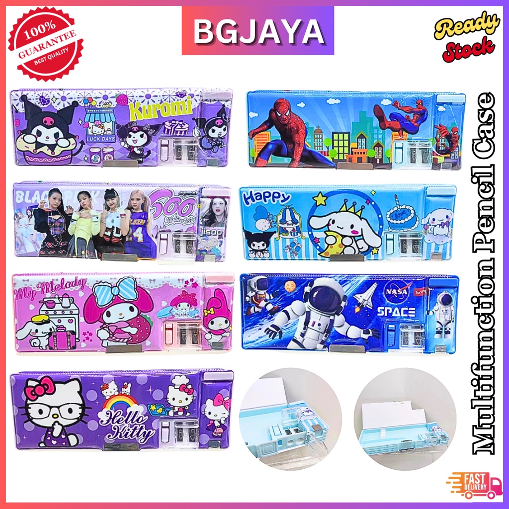 Cartoon Pencil Case Kids Magnet Pencil Case Students Pencil Box School ...