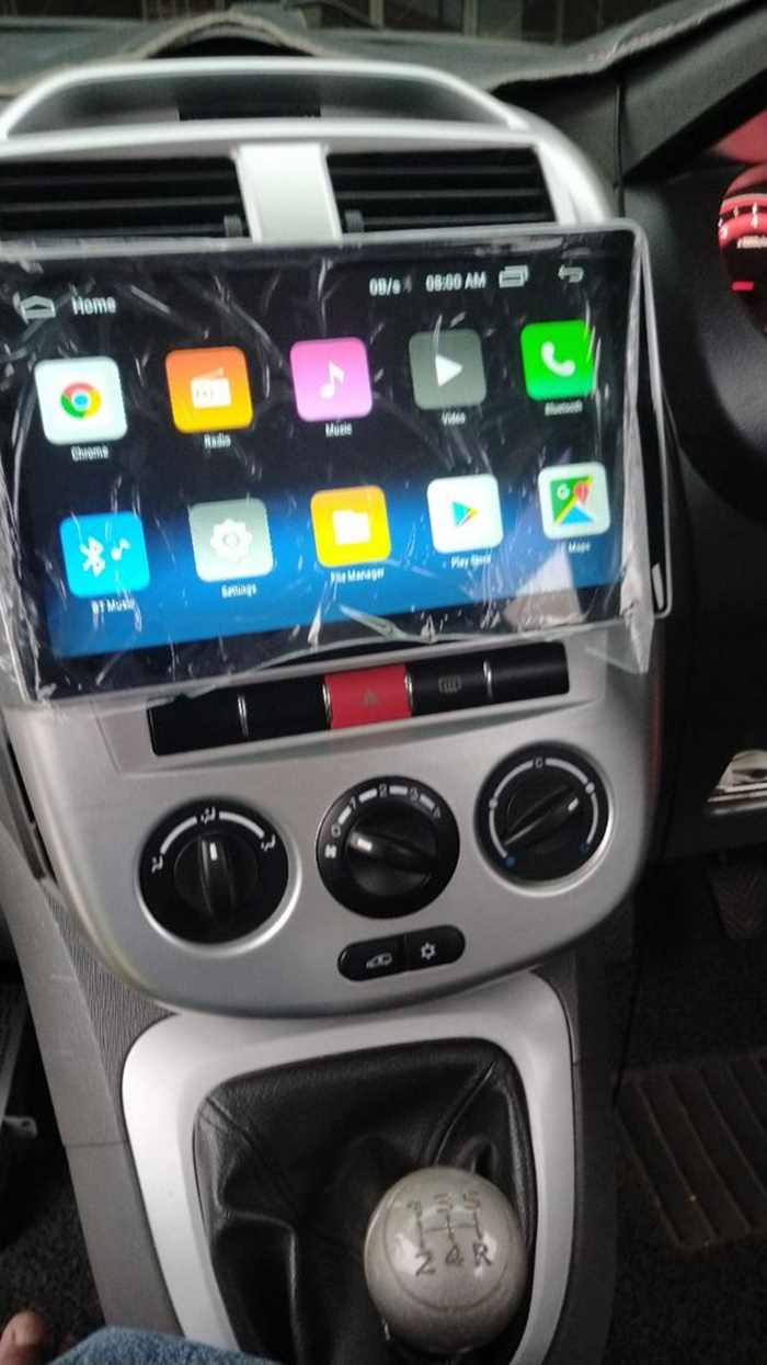 CLR Casing Android Proton Exora 2009 - 2018 Silver Dashboard Audio ...