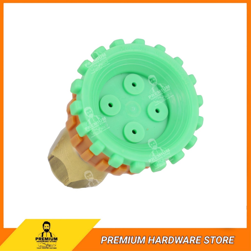 LIQUID SPRAY ADJUSTABLE Solid Cone Nozzle (LSA/4) Green PB Nozzle ...
