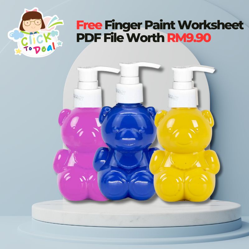 CTD Finger Paint DIY Creative For Kids Children 200ml 12 Colors finger ...