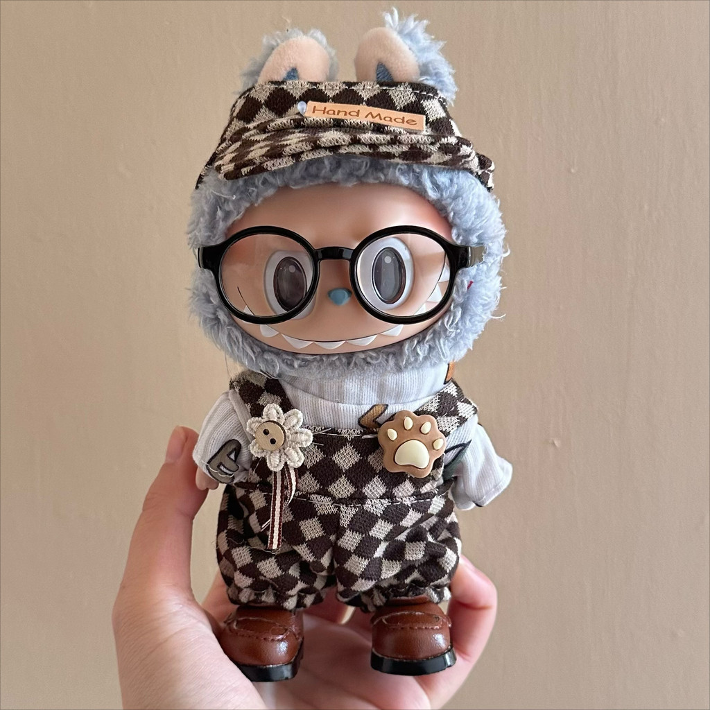15cm 17cm Labubu Clothes British Style Labubu Outfit Labubu v1/v2/v3 ...