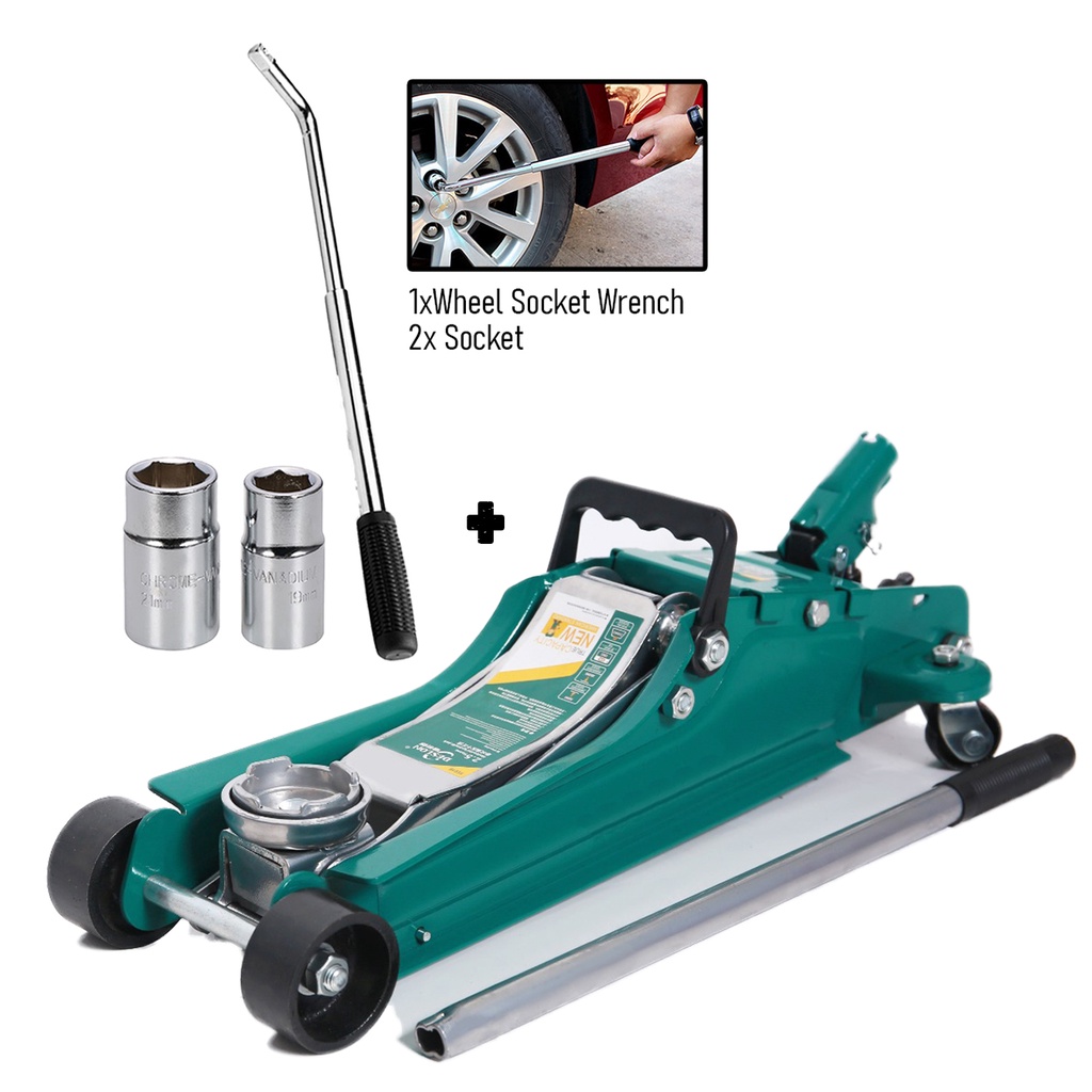 2.5 Ton Low Profile Hydraulic Floor Jack Kereta Heavy Duty Car Jack ...