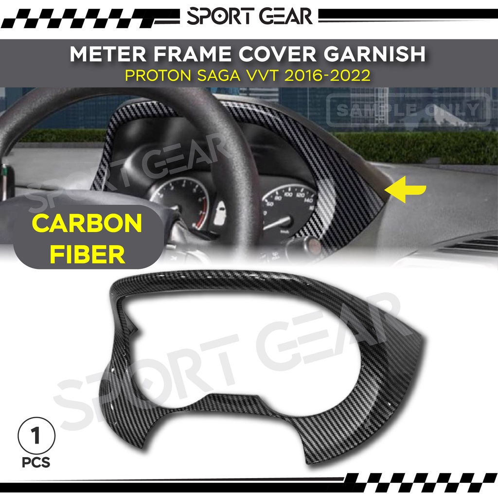 CAR METER FRAME COVER INTERIOR CAR INTERIOR DASHBOARD GARNISH CARBON ...