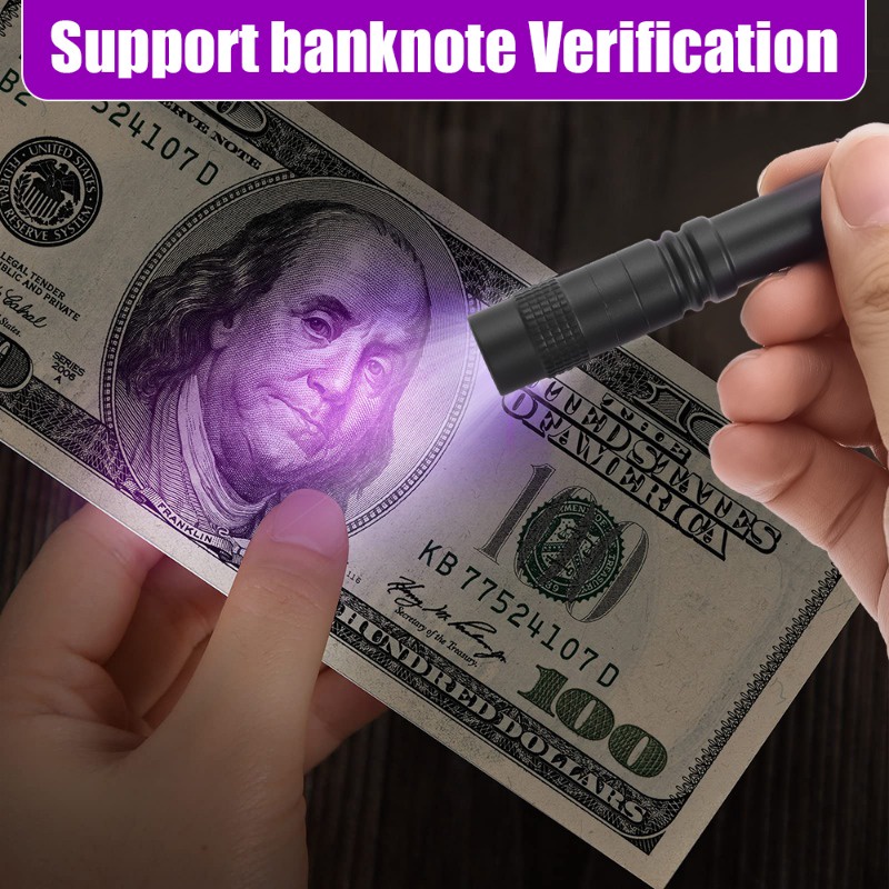 [ Featured ] Battery Powered Ultra Violet Light / Mini LED Purple Light ...