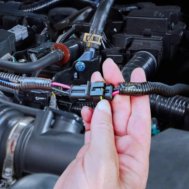 Double-Wire Plug-in Connector with Locking Buckle / 2- No-peel Quick ...