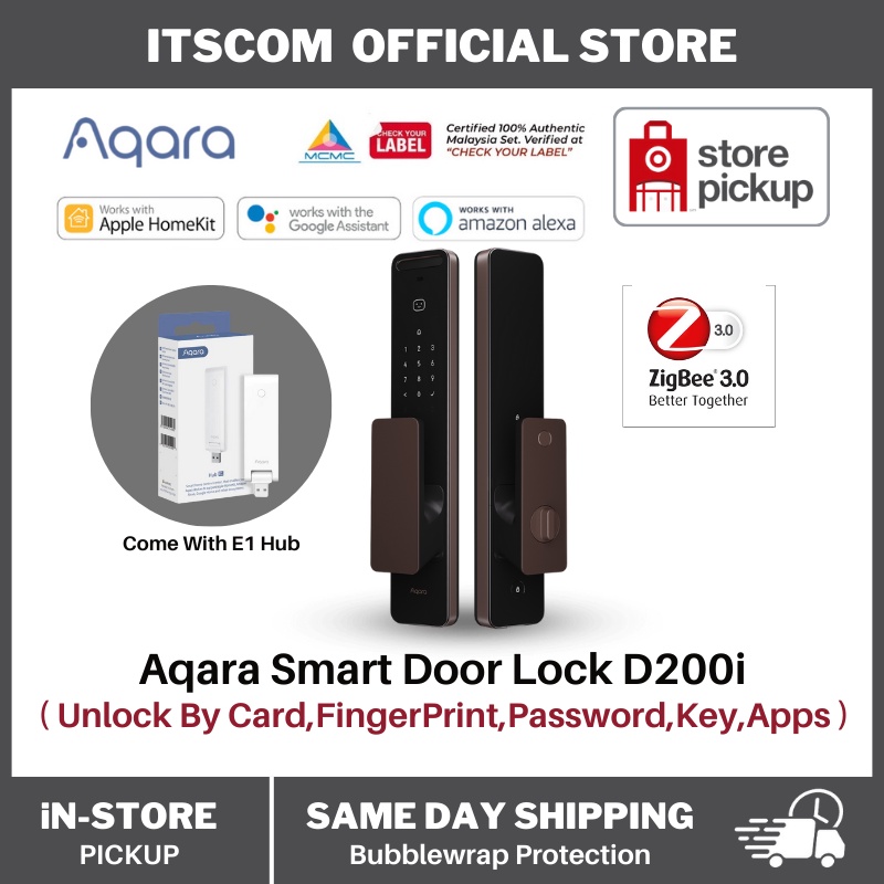 Aqara Doorlock D200i | Flagship 3D Face Recognition | Security ...