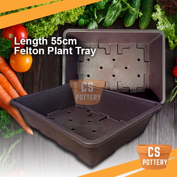 Length 55cm Kotak Penanam Sayur Felton Plant Tray 2633 Planter Box Pasu ...