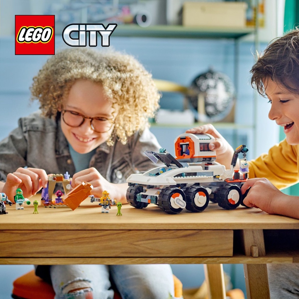 LEGO 60432 City Command Rover and Crane Loader Building Toy Set (758 ...