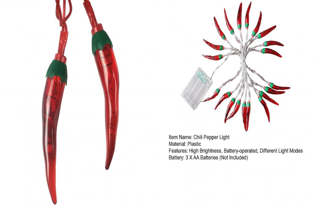 Moon* Led Chili Pepper Light Chili Pepper Light Colorful Led Chili ...