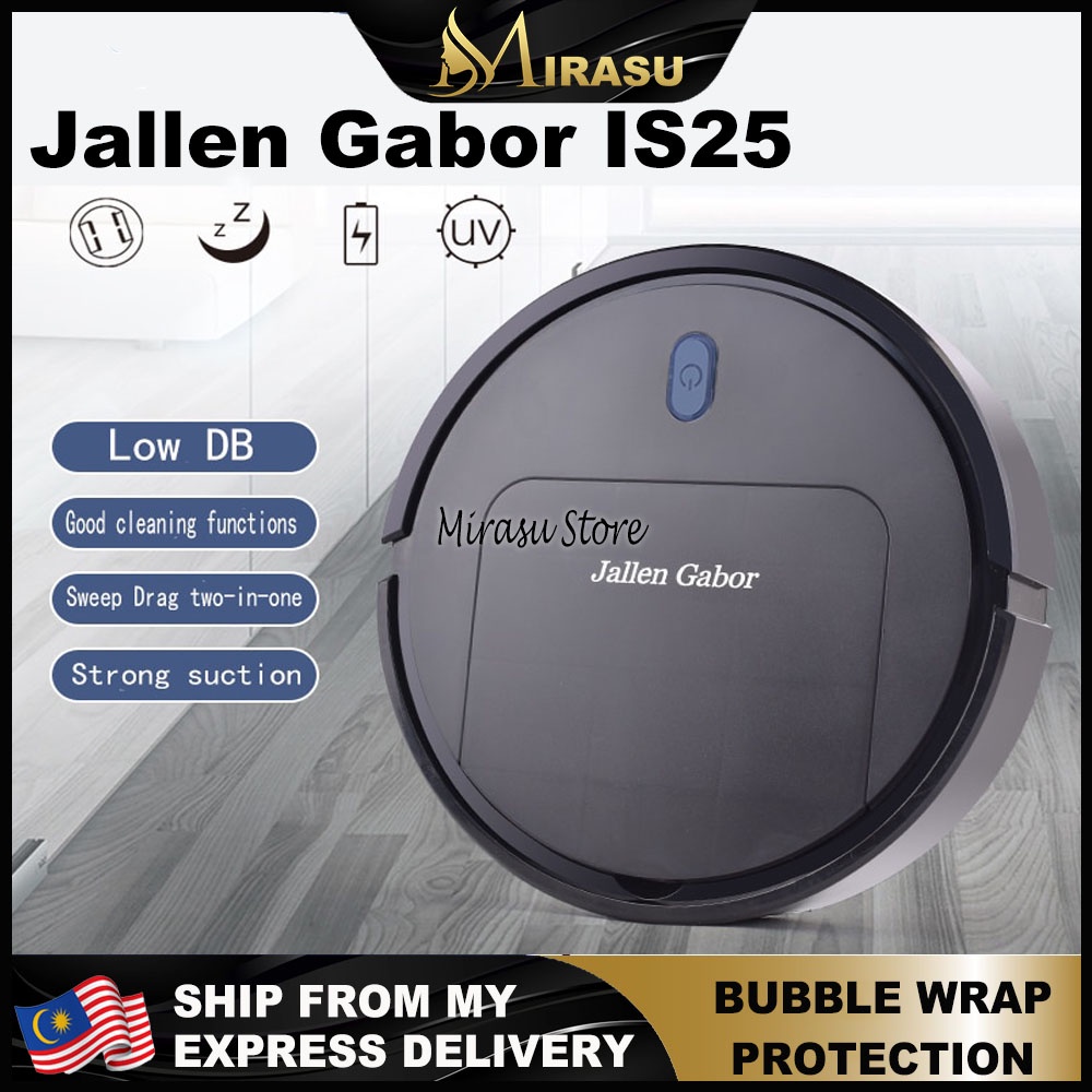MIRASU 无线吸尘机 3 IN 1 Jallen Gabor IS25 Intelligent Vacuum Cleaner Smart Sweeper Robot Vacuum ...