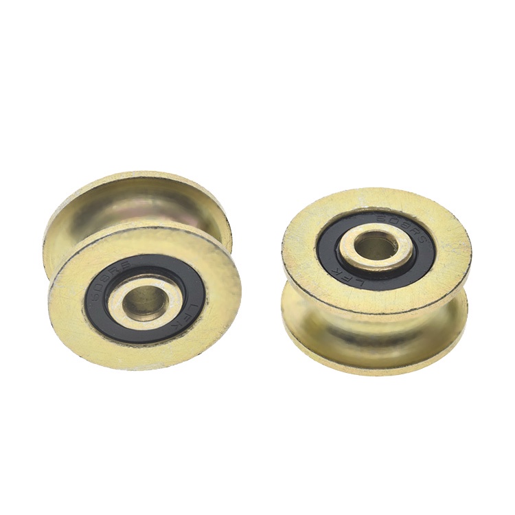 U-shaped Groove rolling Wheel R5 Track guide Wheel with Groove bearing ...
