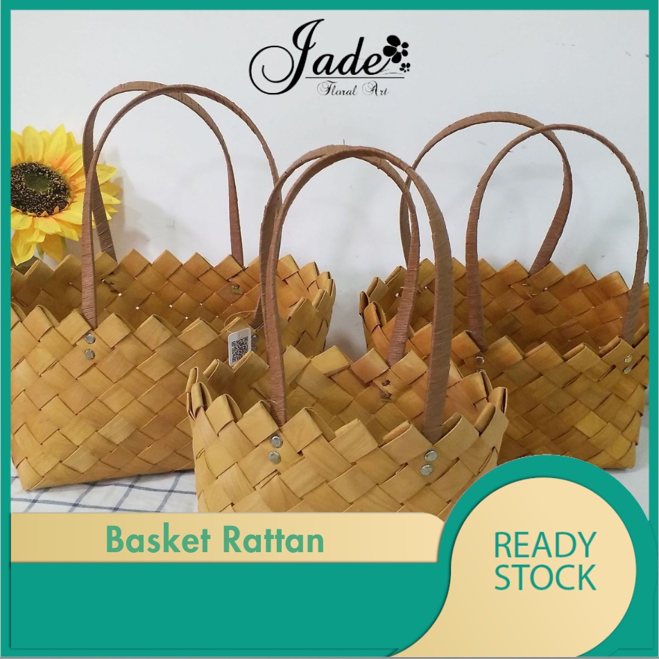 HANDMADE BASKET RATTAN / BAG ANYAMAN / RATTAN HANDBAG / BAKUL MENGKUANG ...