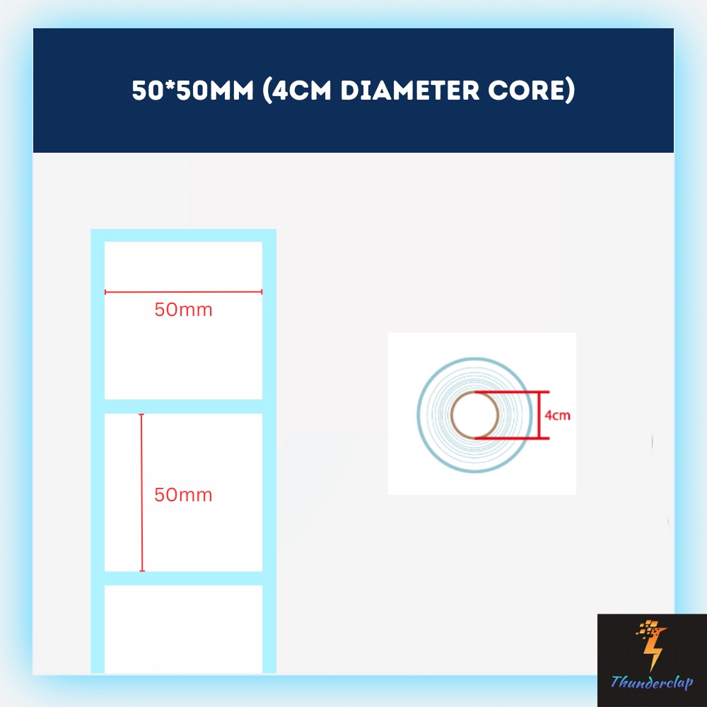 Thermal Sticker Barcode Price Label Product 热敏标签纸 30x20 35x25 40x20 ...