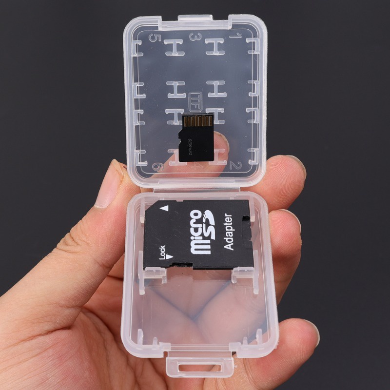 8 in 1 Micro SD Memory Card Storage Box / Travel Portable Anti-shock ...