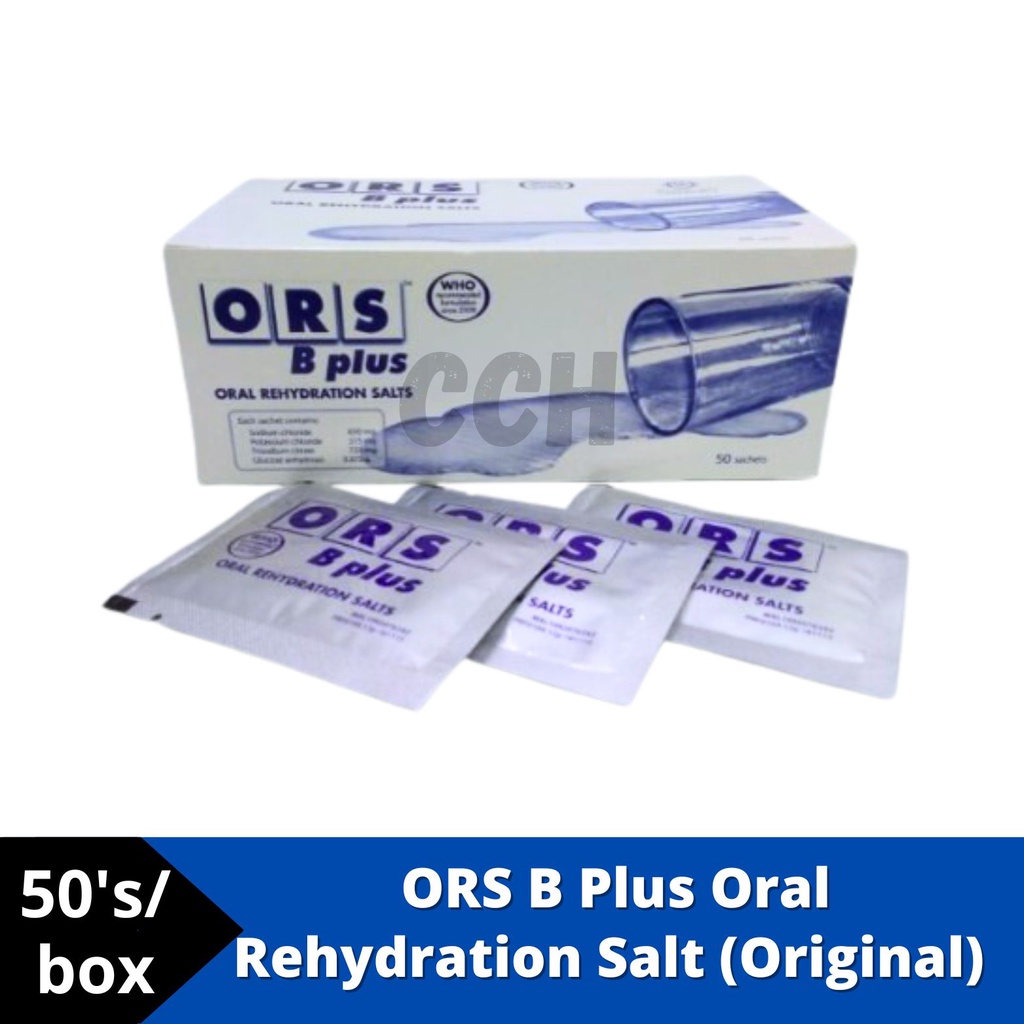 ORS Plus Oral Rehydration Salts [Original flavour] 50's | Shopee Malaysia