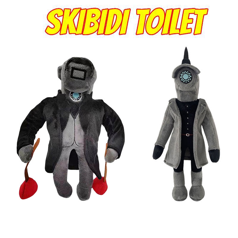 Skibidi Toilet Plush Toy Premium Quality Stuffed Animal 30cm Height ...