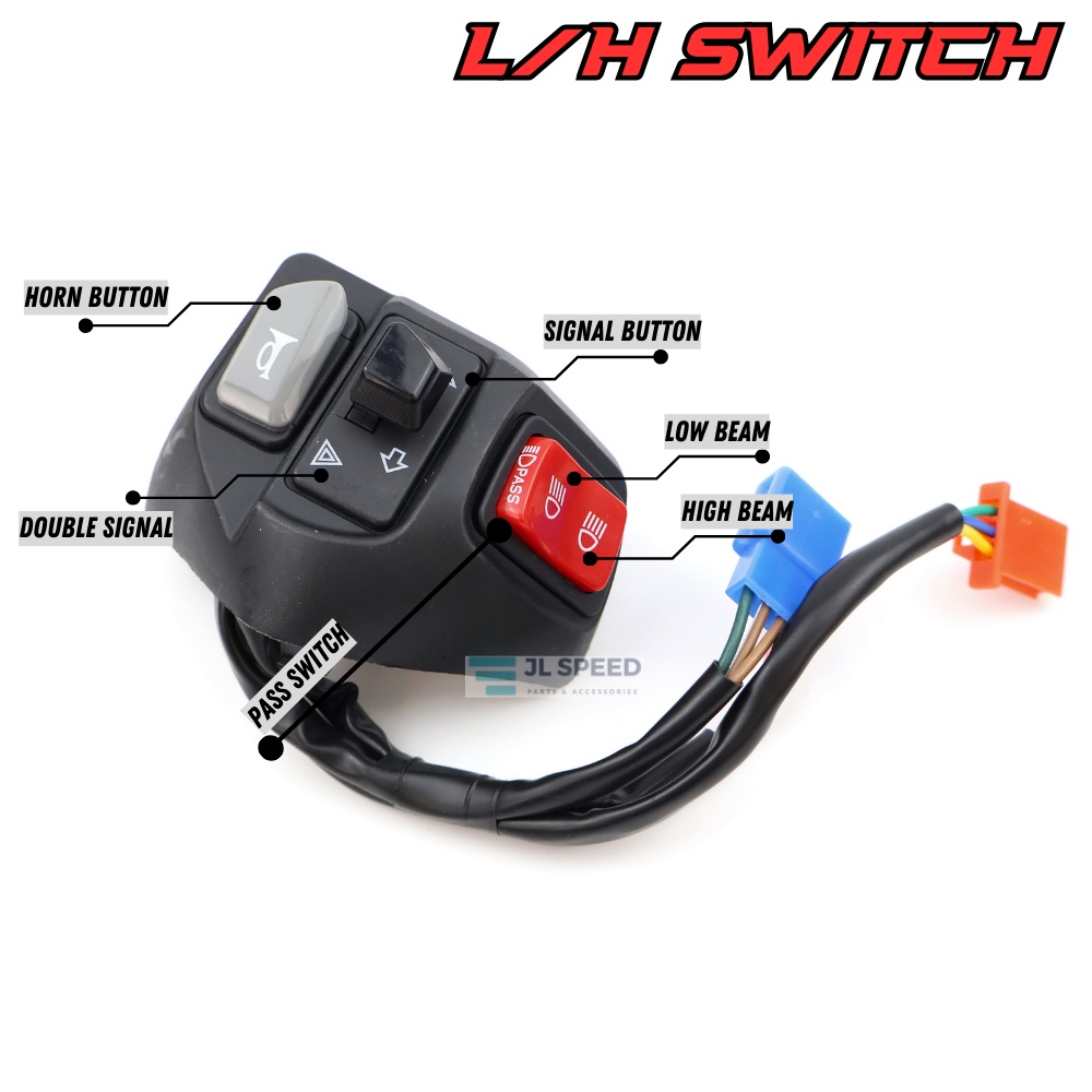 YAMAHA NVX 155 / NVX155 / AREOX 155 HANDLE SWITCH LH RH DOUBLE SIGNAL ...