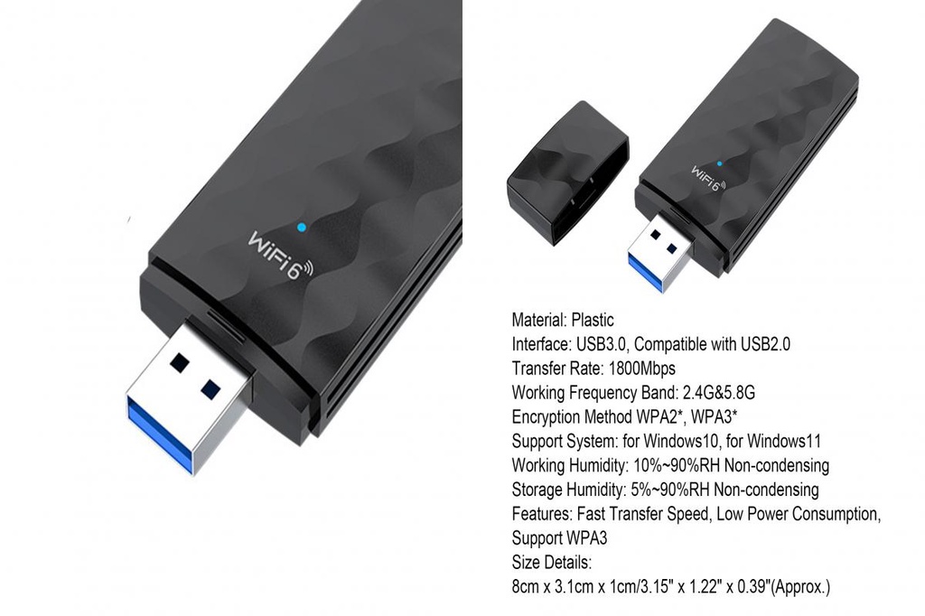 RGA Plug Play Wireless WiFi Adapter for Desktop Computer USB 30 WiFi ...