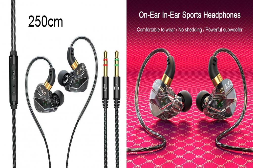 Earphones with Ergonomic Design Ergonomic Fit Ear Canal Earphones ...