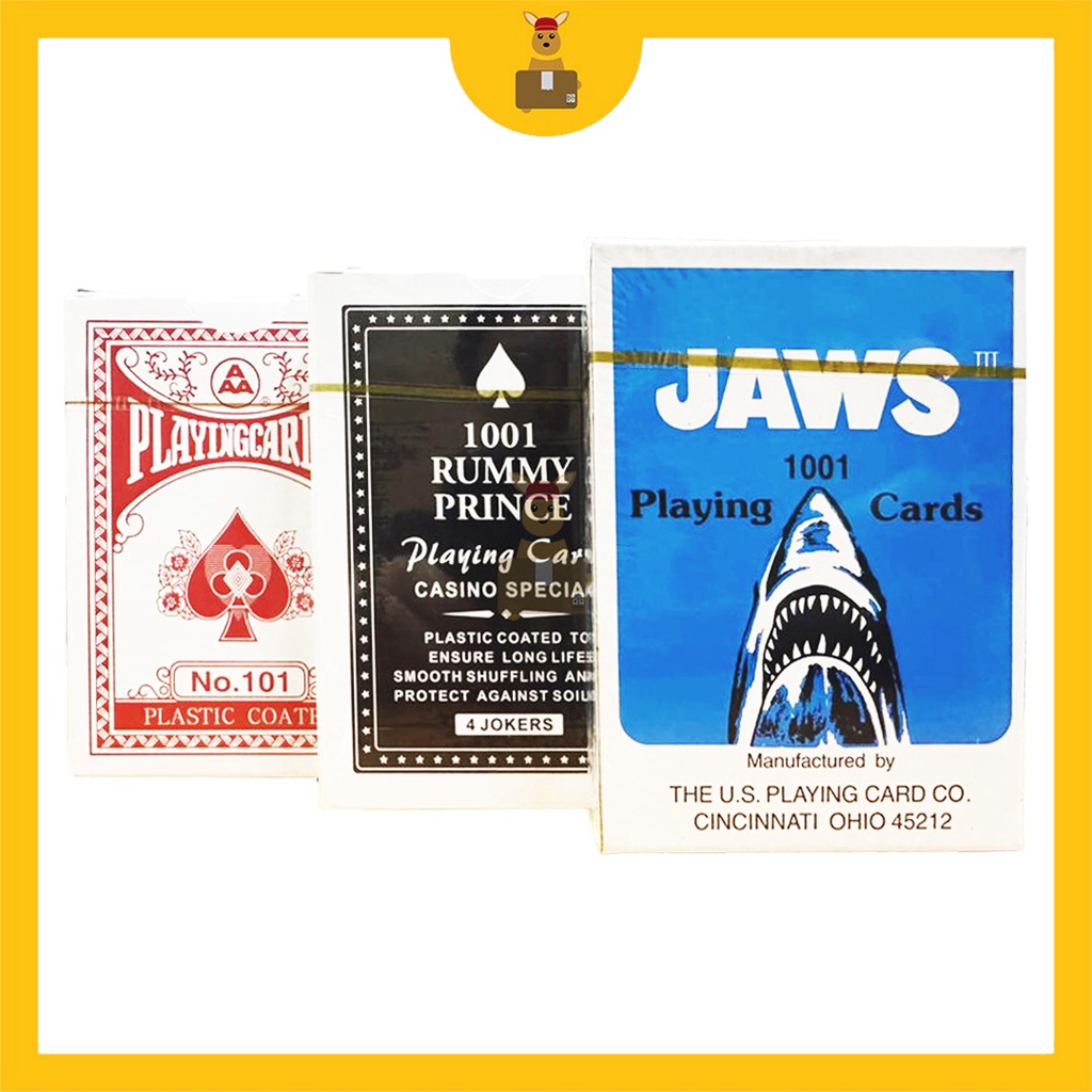 AAA / Rummy Prince / Jaws Playing Card Poker Card Plastic Coated (101 / ...