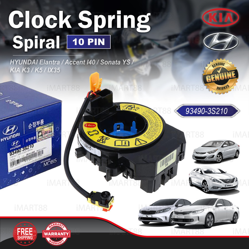 HYUNDAI ELANTRA SONATA YF I40 KIA K5 10-15 Clock Spring Spiral Cable ...
