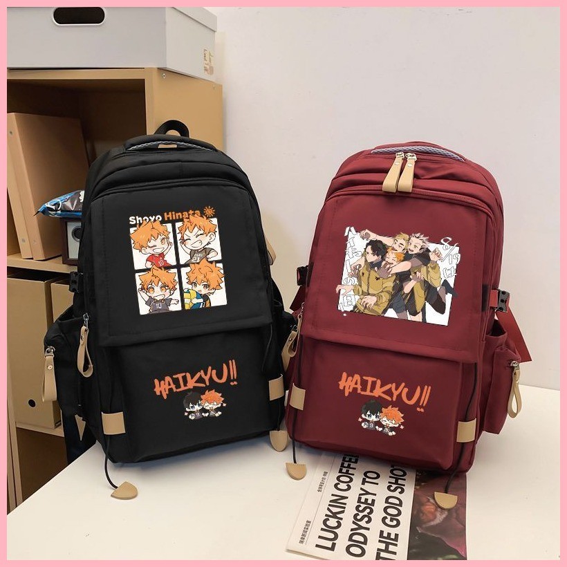 Schoolbag Haikyuu Shoyo Hinata Kenma Kozume Kei Tsukishima Oikawa Tooru ...