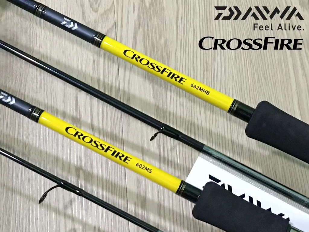 DAIWA 2020 CROSSFIRE SPINNING/ BAITCASTING(BC) FISHING ROD | Shopee Malaysia