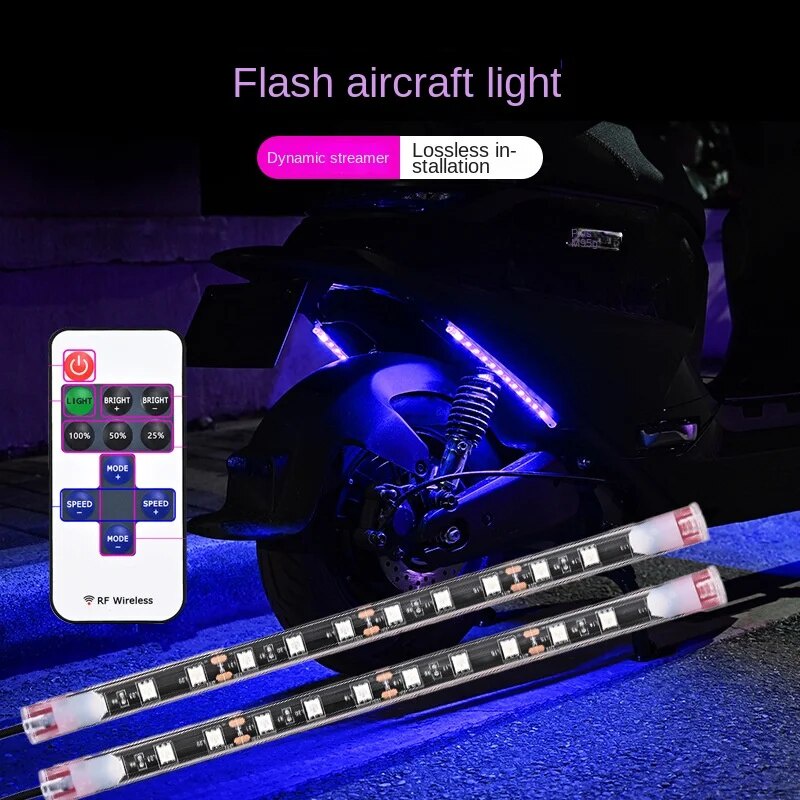 Motorcycle scooter electric vehicle modified cruise pilot LED ...