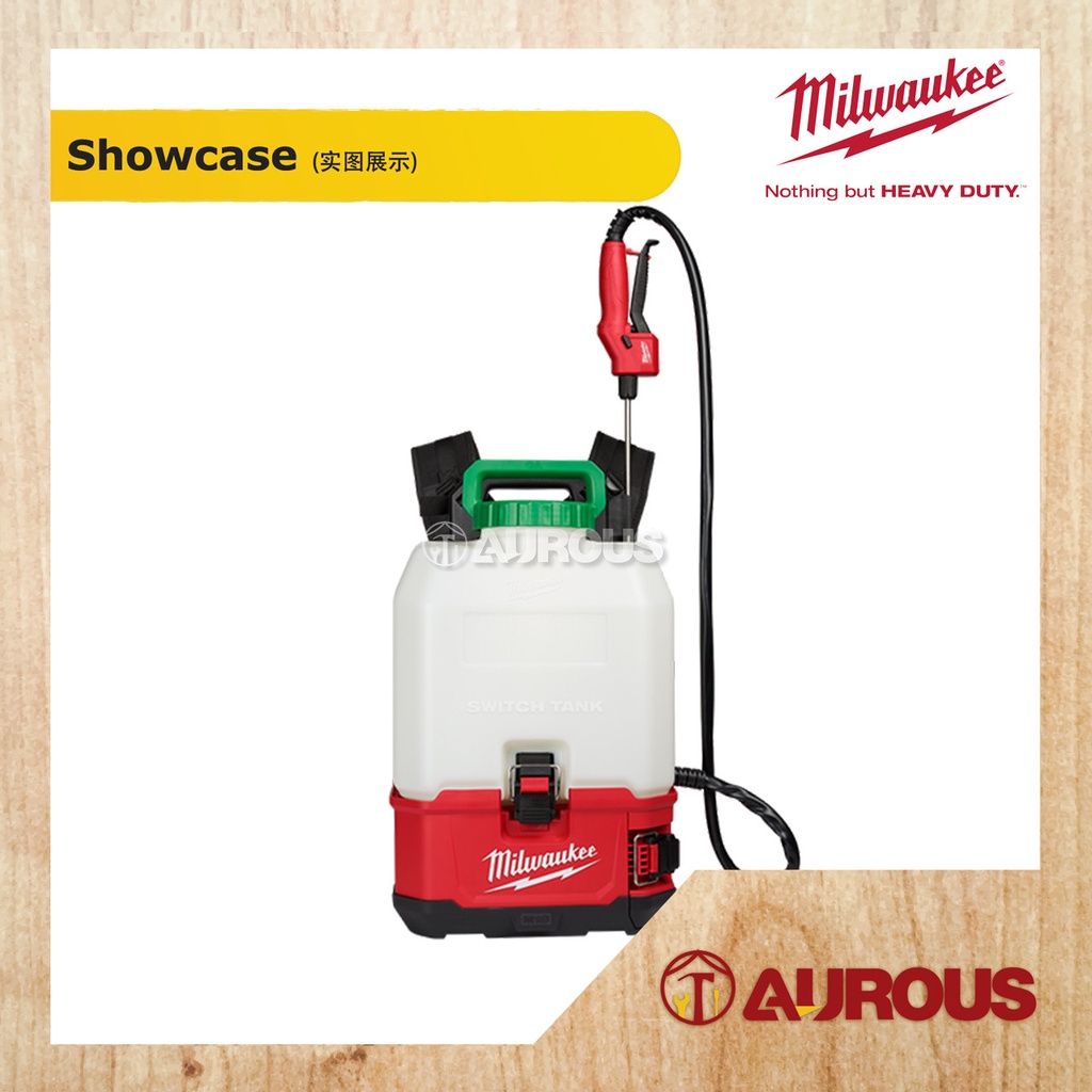 MILWAUKEE M18 SWITCH TANK 15 LITRE BACKPACK CHEMICAL SPRAYER WITH ...