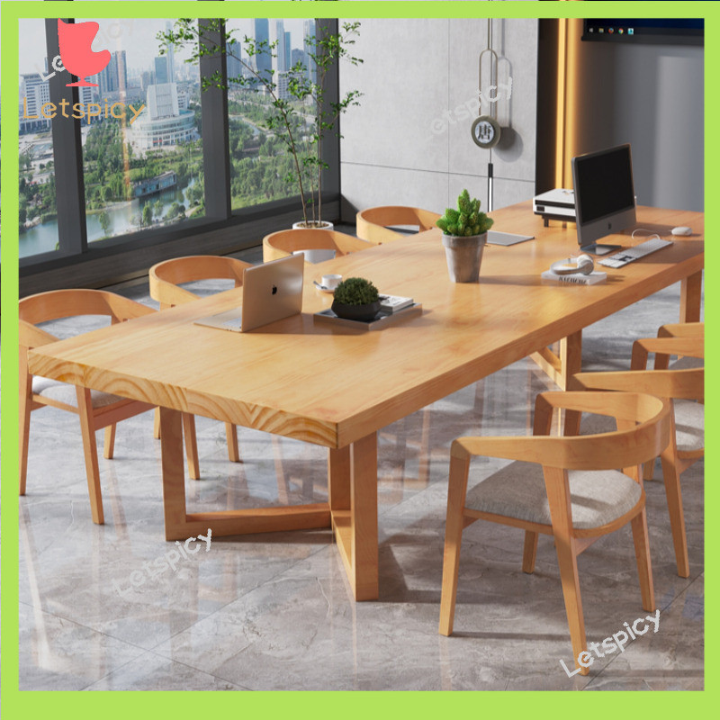 Large Solid Wood Desk Organiser Computer Table Standing Desk Office ...