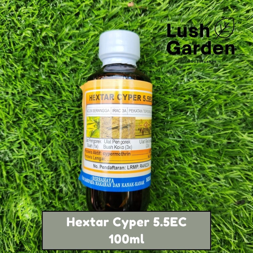 Hextar Cyper 5.5EC 100ML Cypermethrin / Racun Serangga / Kumbang Tanduk / Ulat Pengorek Buah ...