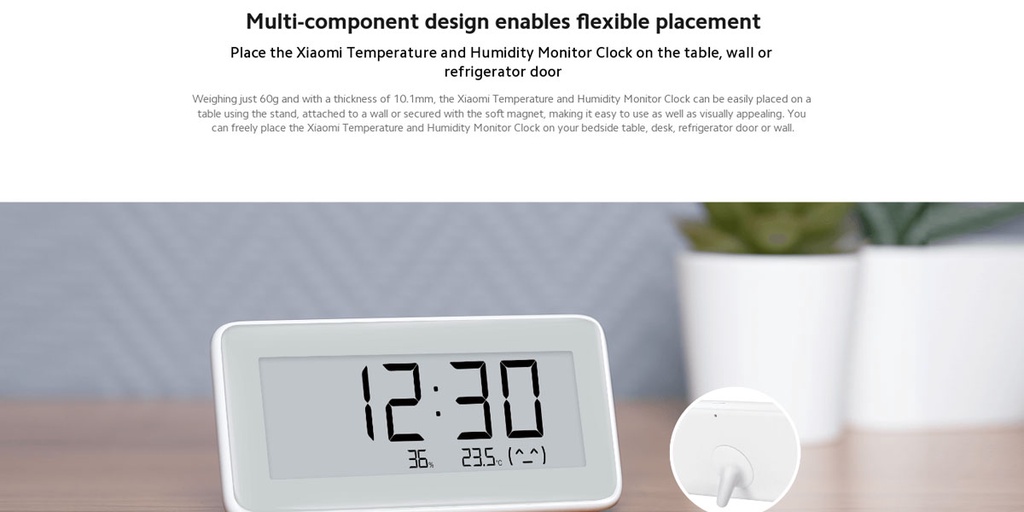 Xiaomi Temperature and Humidity Monitor Clock | Temperature and ...