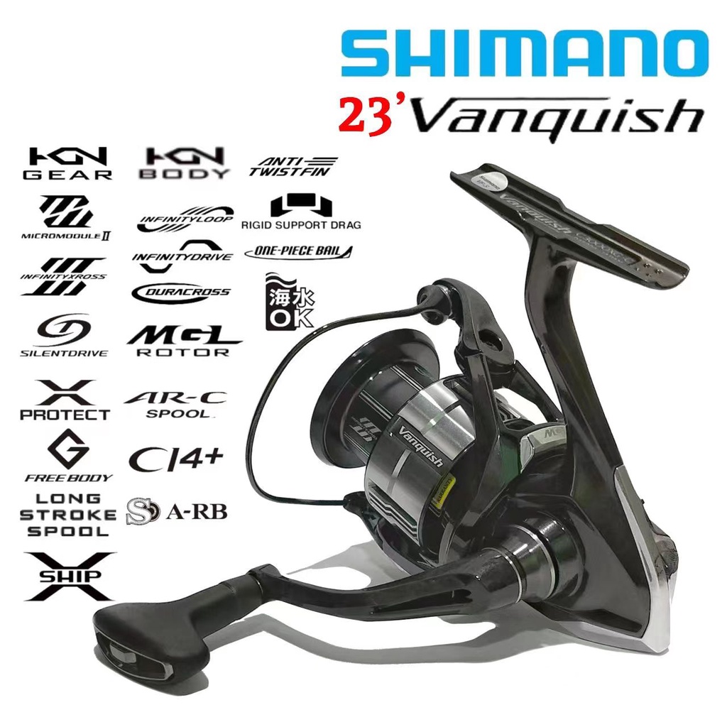 23' SHIMANO VANQUISH SPINNING FISHING REEL | Shopee Malaysia