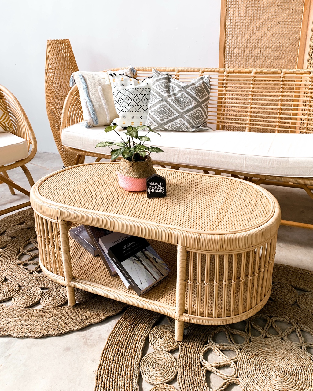 Melisa Rattan Coffee Table - Booming Plus | Shopee Malaysia